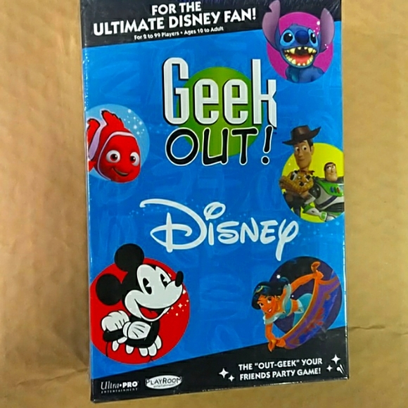 Disney | Games | New Unopened Box Disney Geek Out Ultimate Fan Game ...